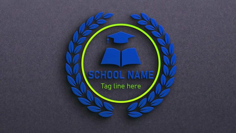 100% Editable School Logo Design in Illustrator CC | MasterBundles ...