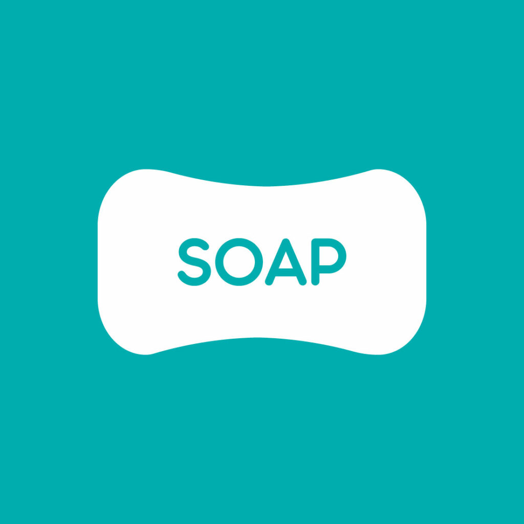 Creative soap logo design with original shape, Vector design template ...