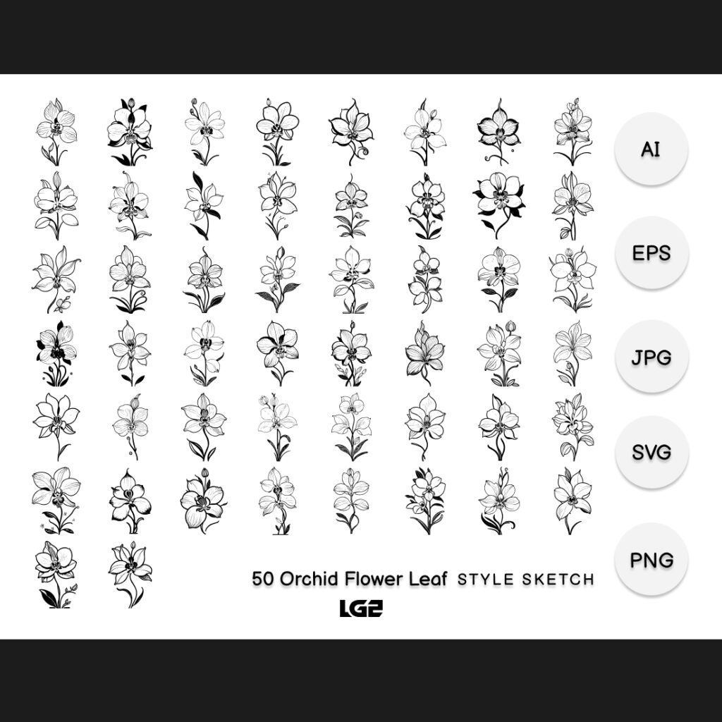 10 Flowers pattern designs bundle - MasterBundles