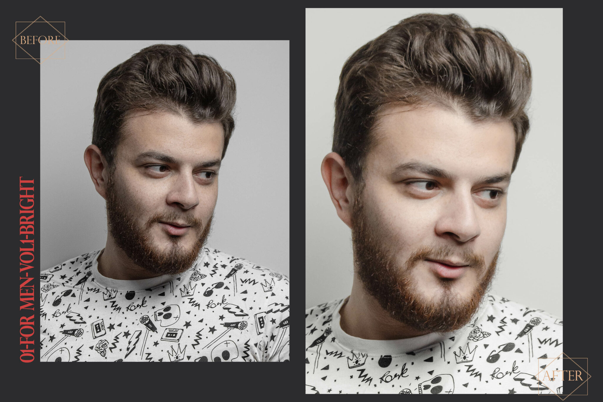 15 For Men Photoshop Actions, Gentleman ACR Preset, Retouch Ps Filter ...