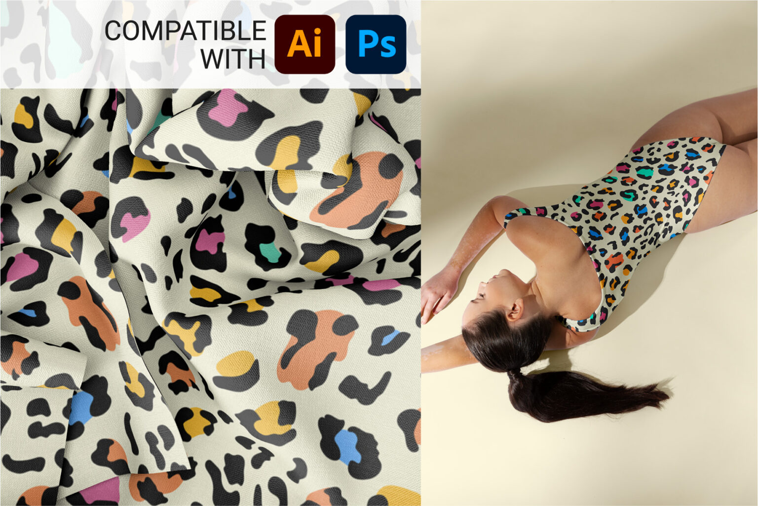 Set of 5 Leopard Print Seamless Patterns - MasterBundles