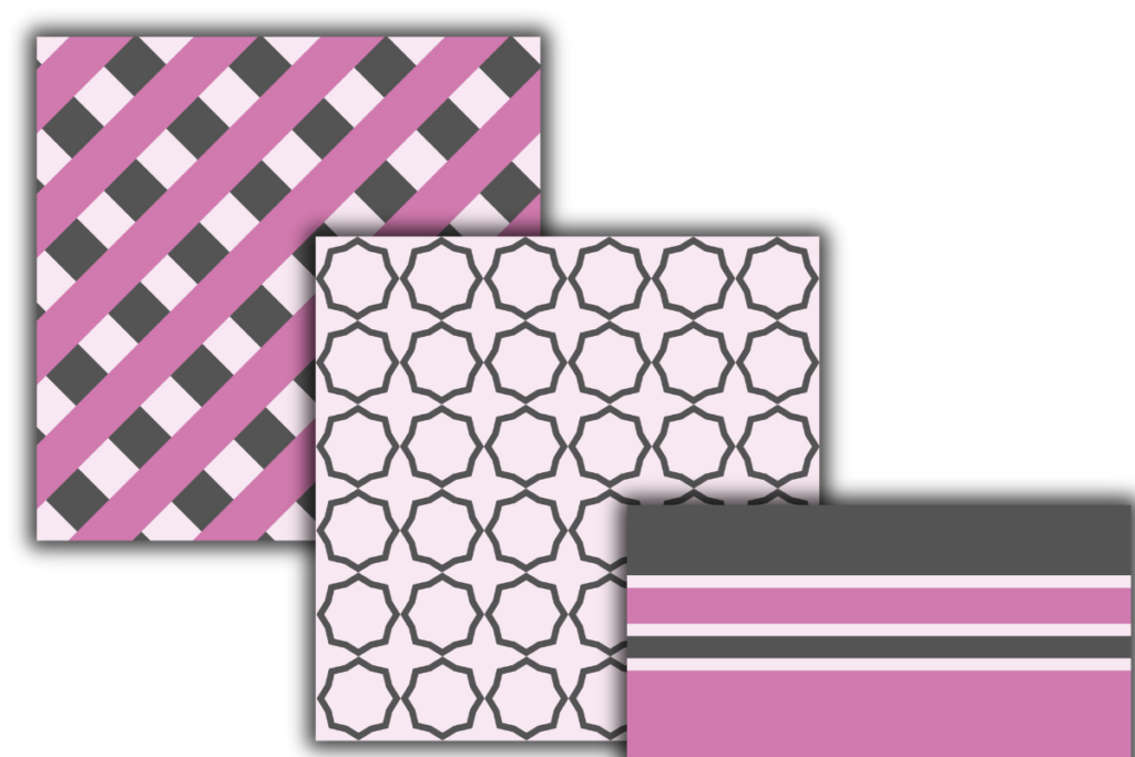 pink and gray digital papers - MasterBundles