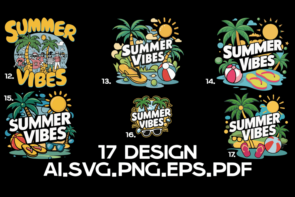 Summer Vibes Collection 1 - MasterBundles