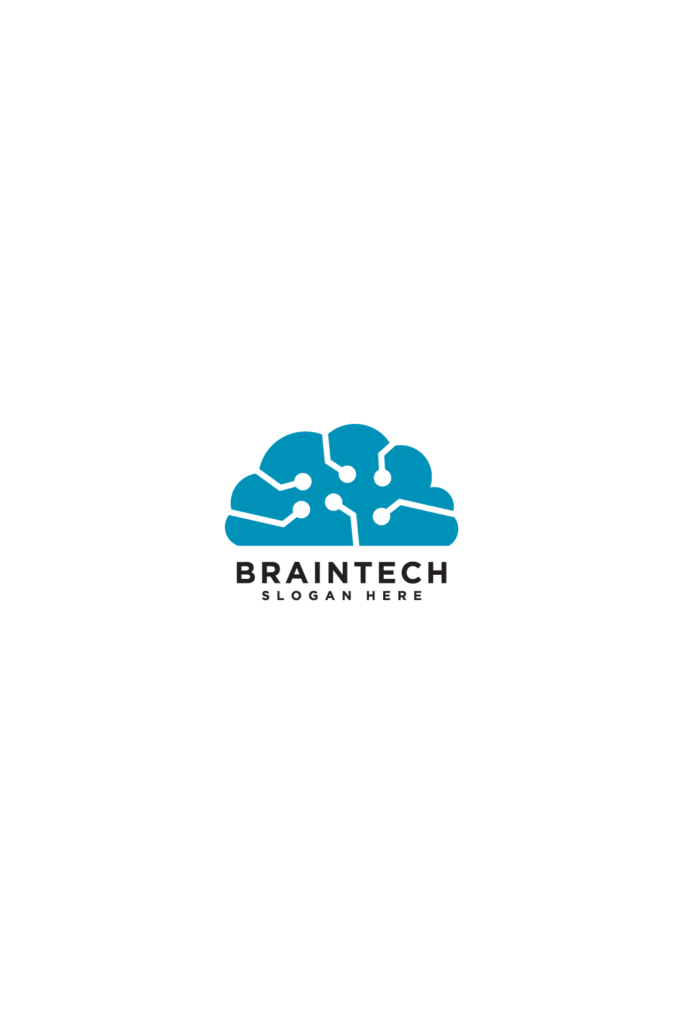Brain technology logo design template - MasterBundles