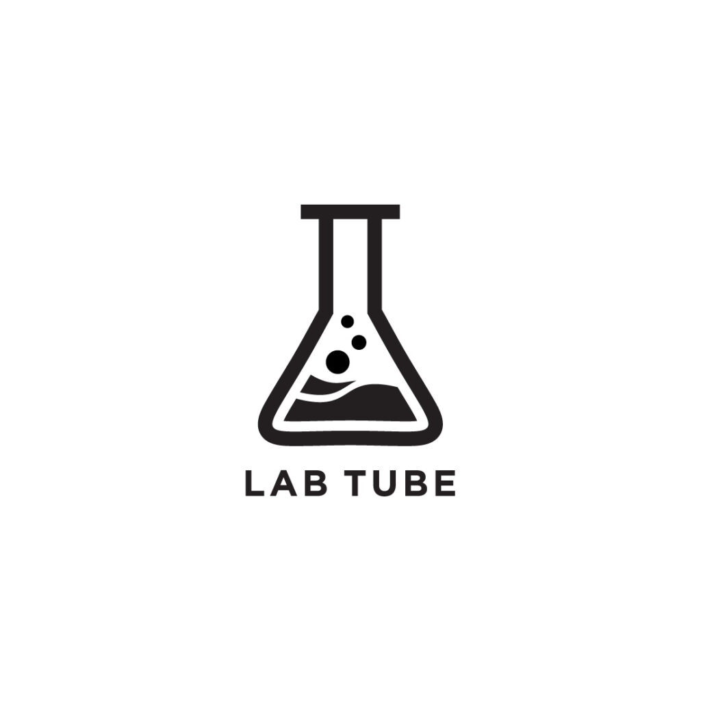 lab bottle logo design template - MasterBundles
