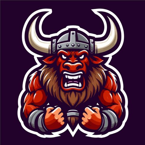 10 Angry viking logos mascot for gamers - MasterBundles