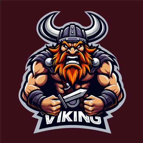 10 Angry viking logos mascot for gamers - MasterBundles