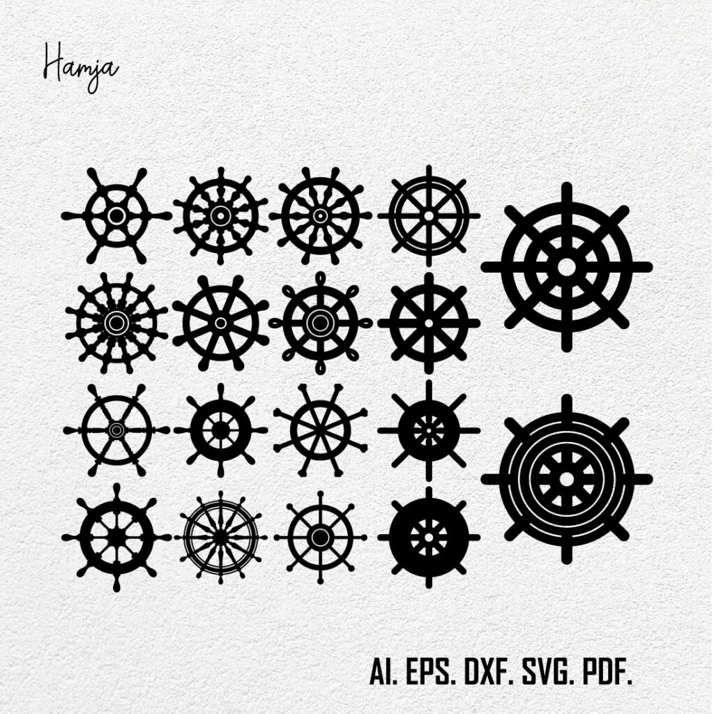 Ships Wheel SVG Bundle, Ships Wheel PNG Bundle, Ships Wheel Clipart ...