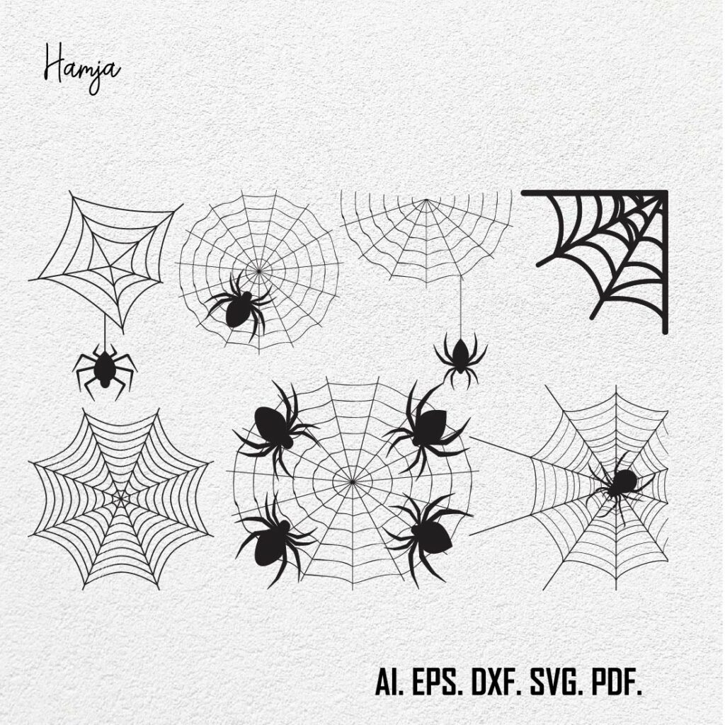 Spider Web SVG Bundle, Spider Web PNG Bundle, Spider Web Clipart ...