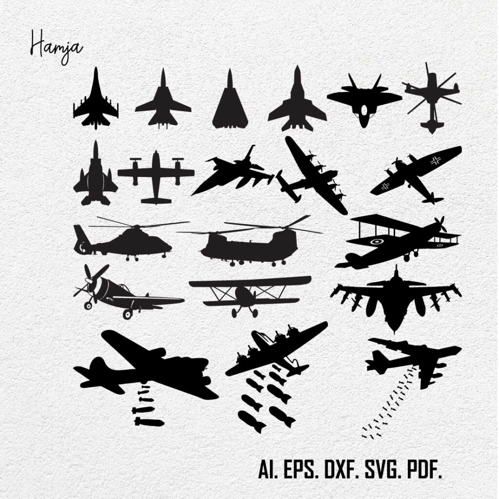 Airplane Svg/ Biplane SVG/ War plane SVG/Military plane/ Airplane ...