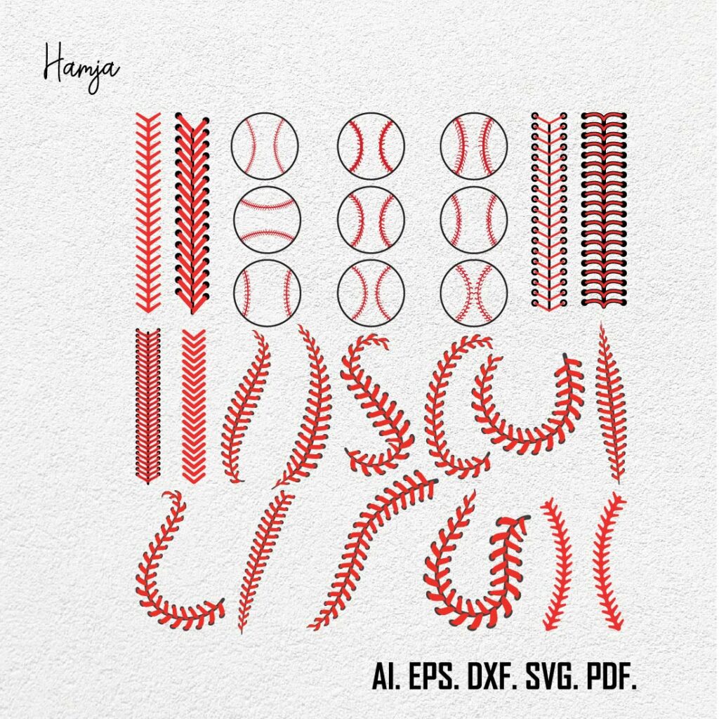 Baseball Stitches Svg, Baseball Laces Svg, Baseball Svg, Baseball ...