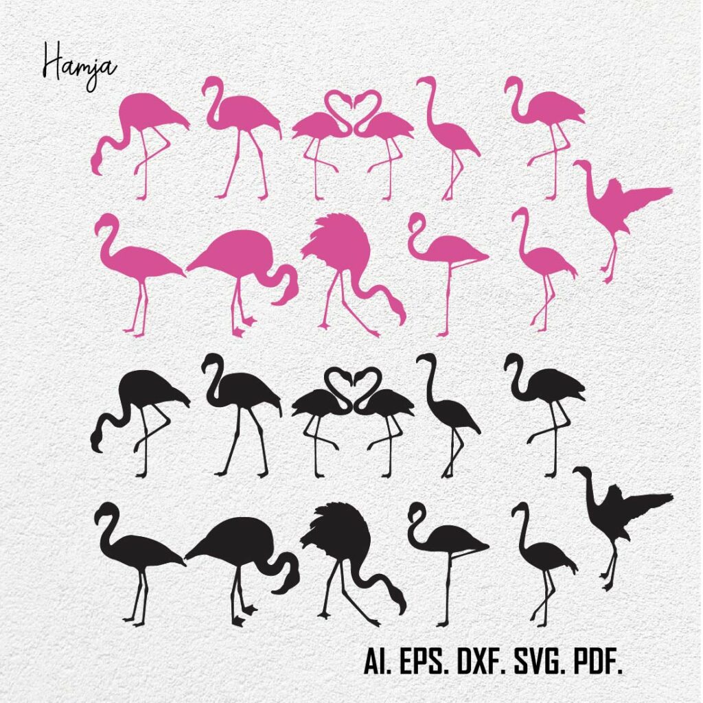 Flamingo SVG | Bird SVG | Flamingo SVG Bundle | Flamingo Cut File | Flamingo Clipart | Flamingo ...