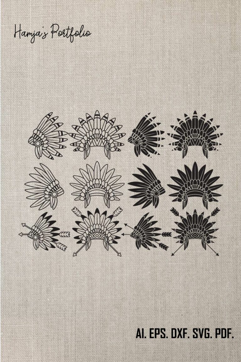 Native American SVG, Native Indians SVG Design, Indian American SVG ...