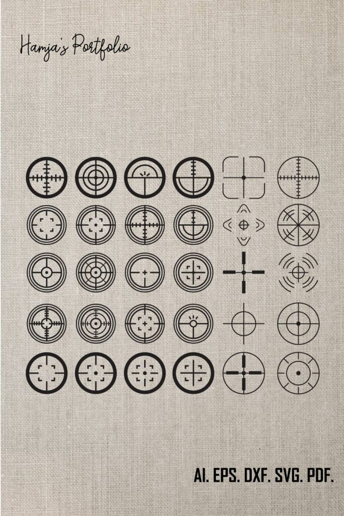 Target SVG, Bullseye SVG, Shooting Target SVG, Target Cricut, Clipart ...