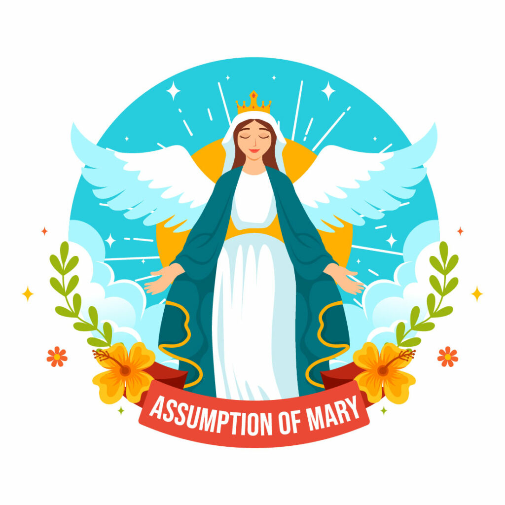 11 Assumption of Mary Illustration - MasterBundles