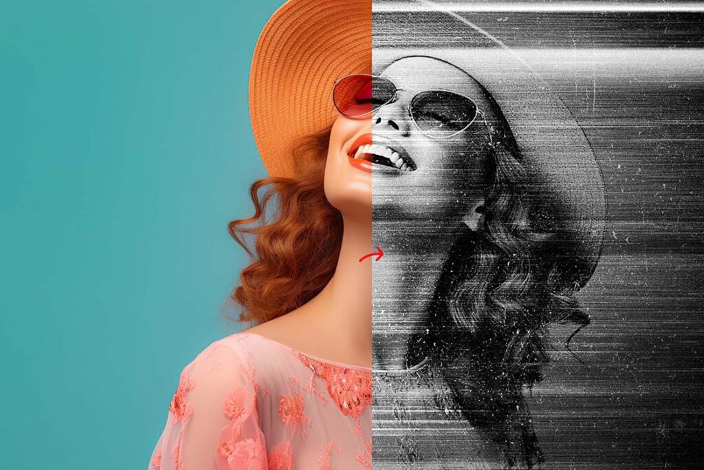 Broken Copier Photo Effects - MasterBundles