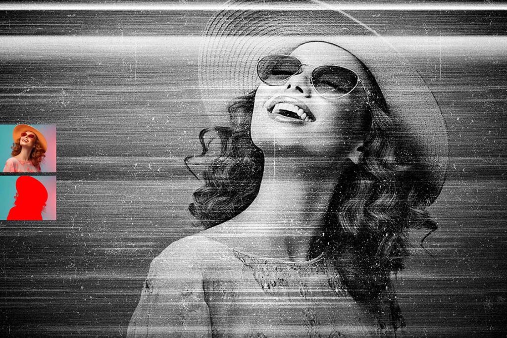 Broken Copier Photo Effects - MasterBundles