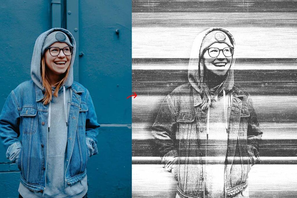 Broken Copier Photo Effects - MasterBundles