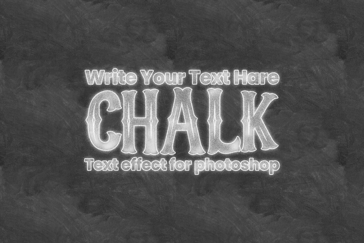 Chalk Sketch Drawing Photo Effect - MasterBundles