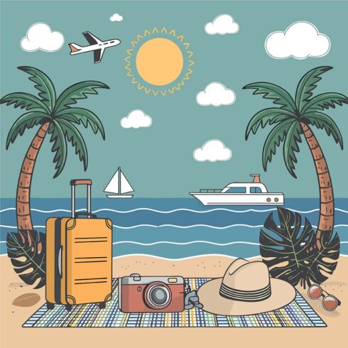 collection of 20 summer illustrations - MasterBundles