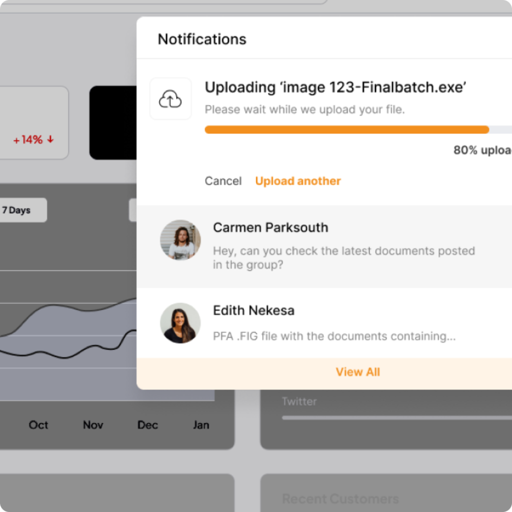 Notifications UI Kit (Customizable & Responsive Templates) - MasterBundles