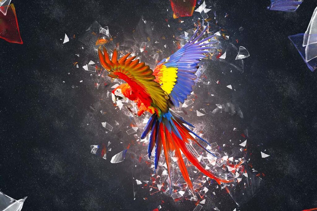 Glass Photo Manipulation Effect - MasterBundles