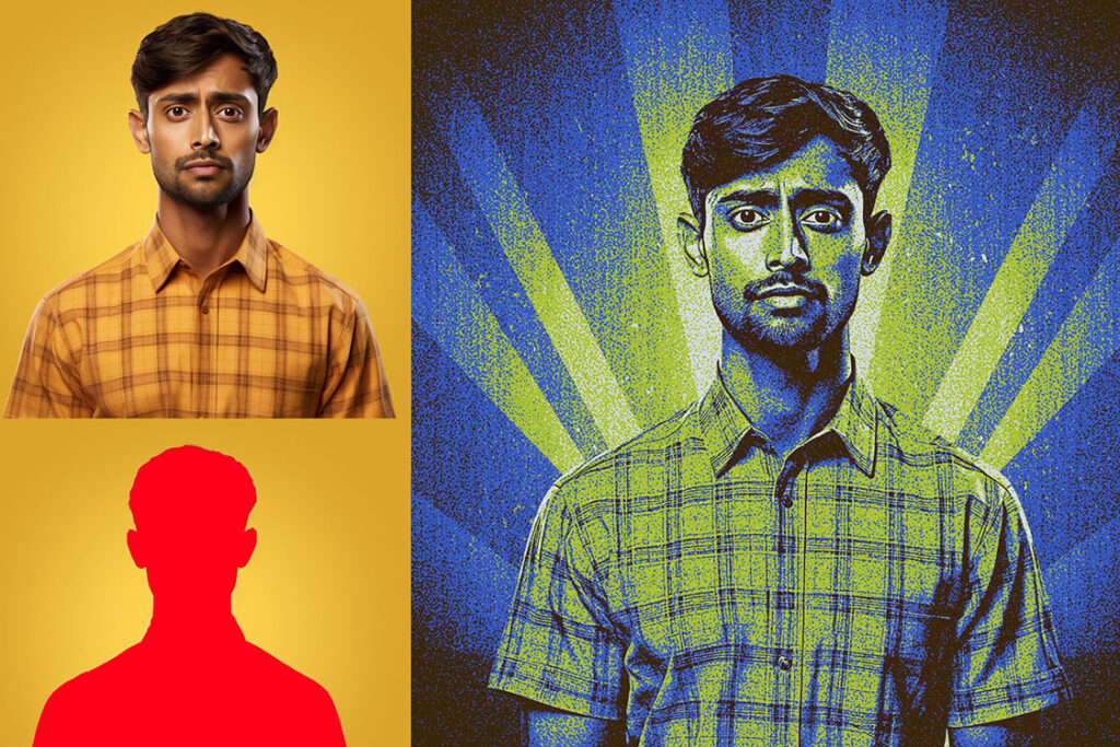 Grain Retro Poster Effect - MasterBundles