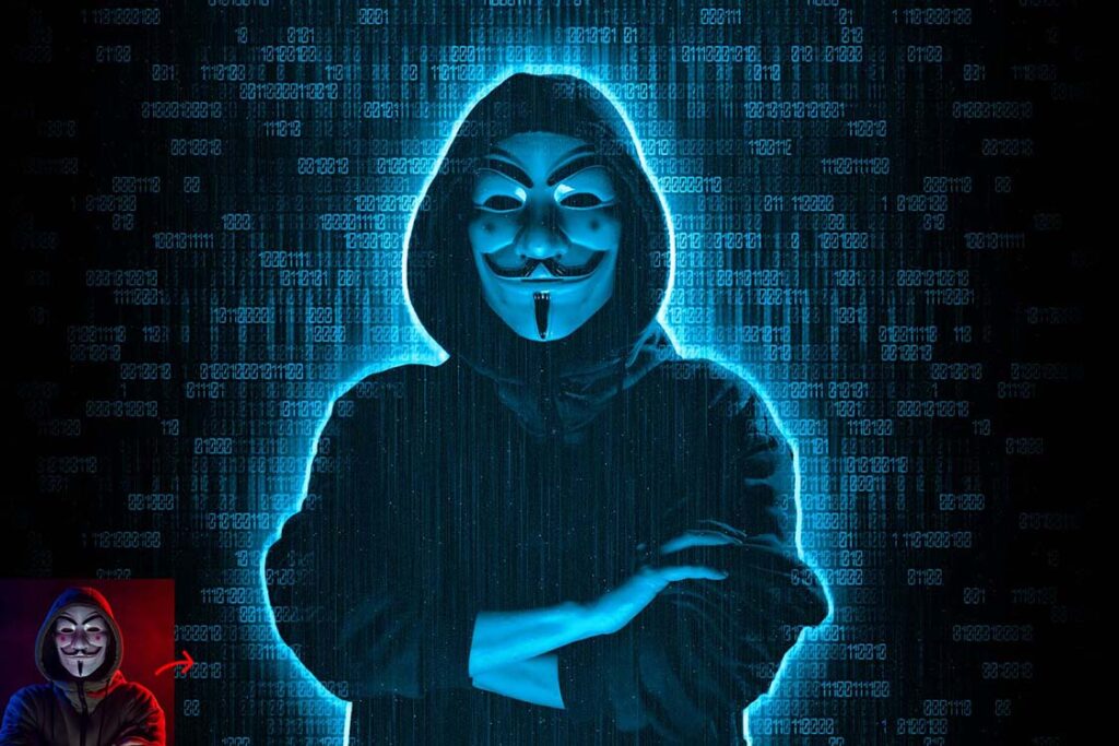 Hacker Matrix Photo Effects - MasterBundles