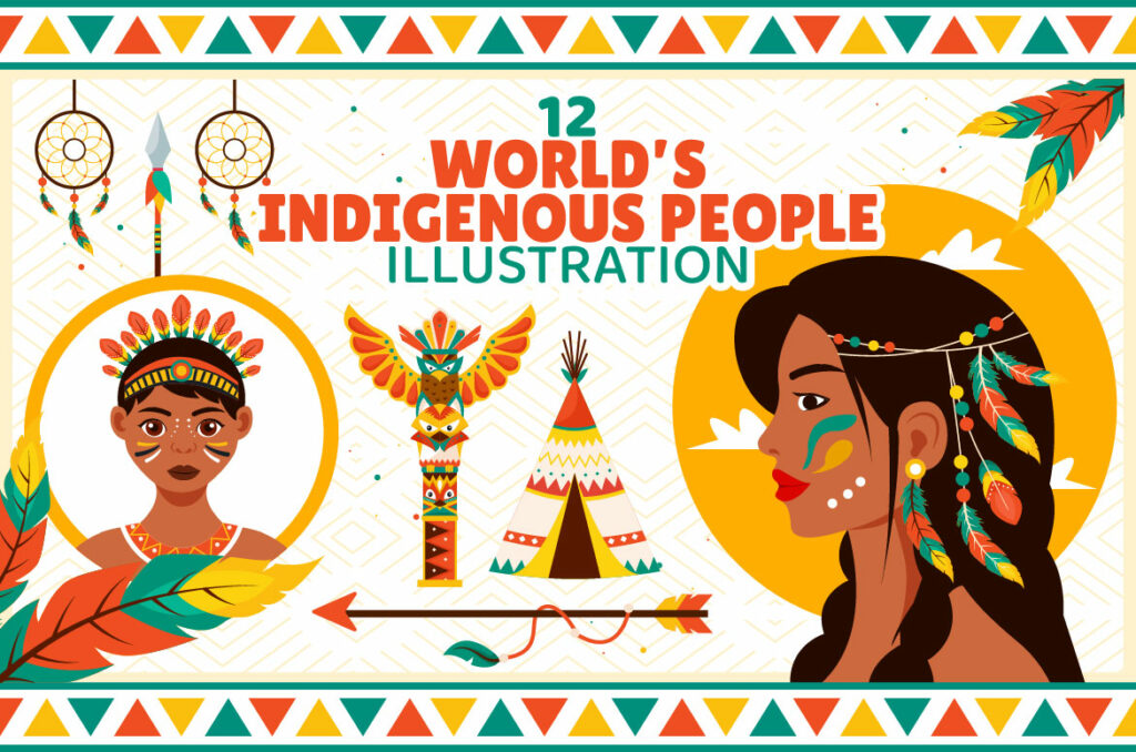 12 World Indigenous People Day Illustration - MasterBundles
