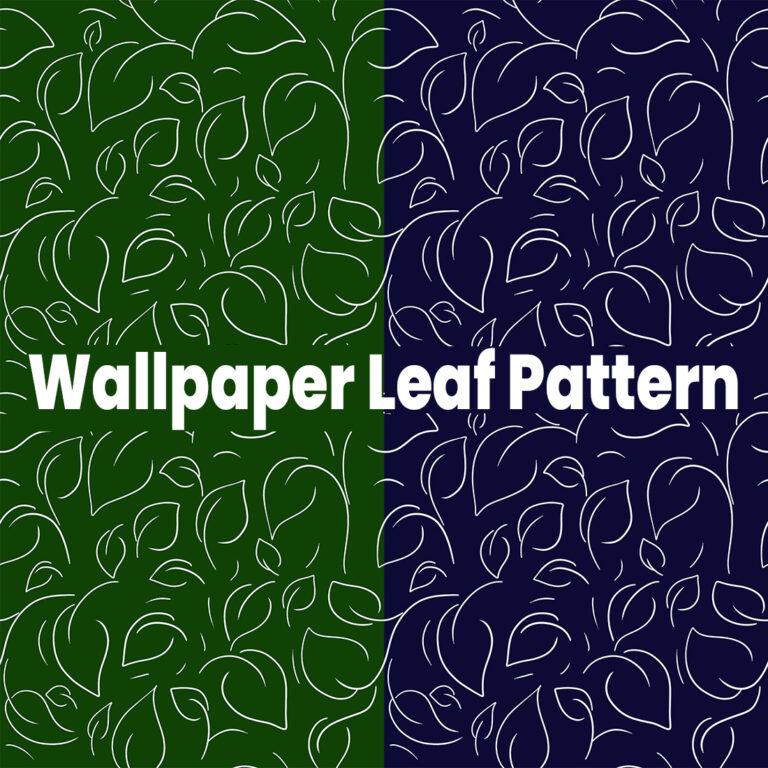 Seamless pattern. Leaf design wallpaper. - MasterBundles