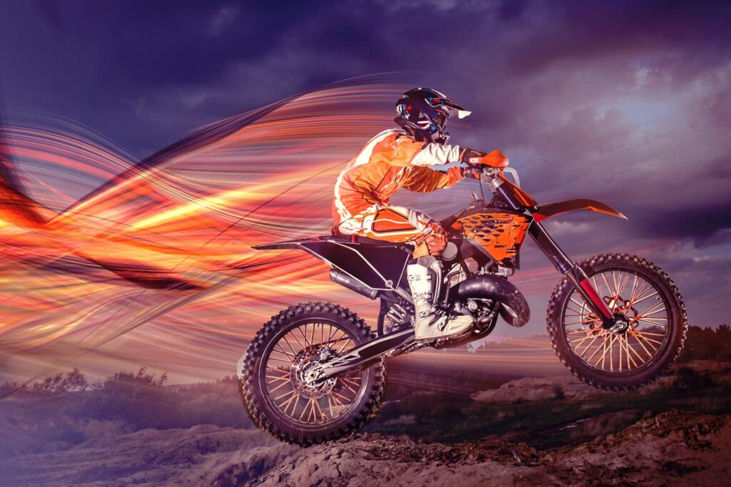Light Trails Effect Photoshop Action - MasterBundles