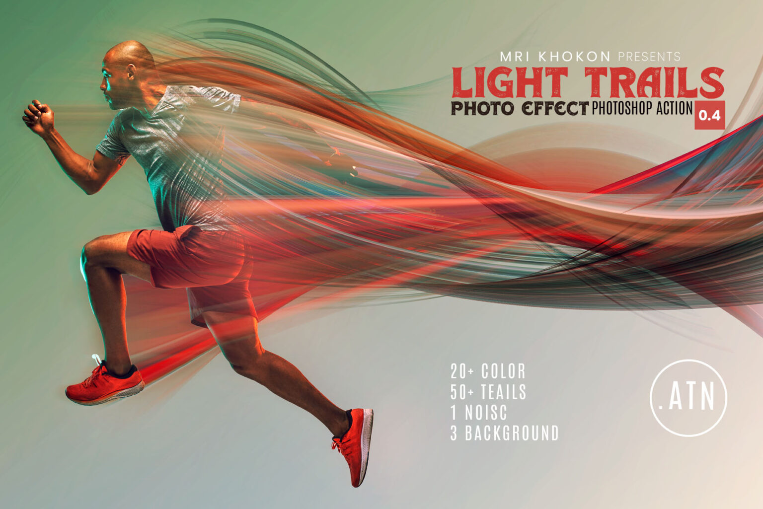 Light Trails Effect Photoshop Action - MasterBundles