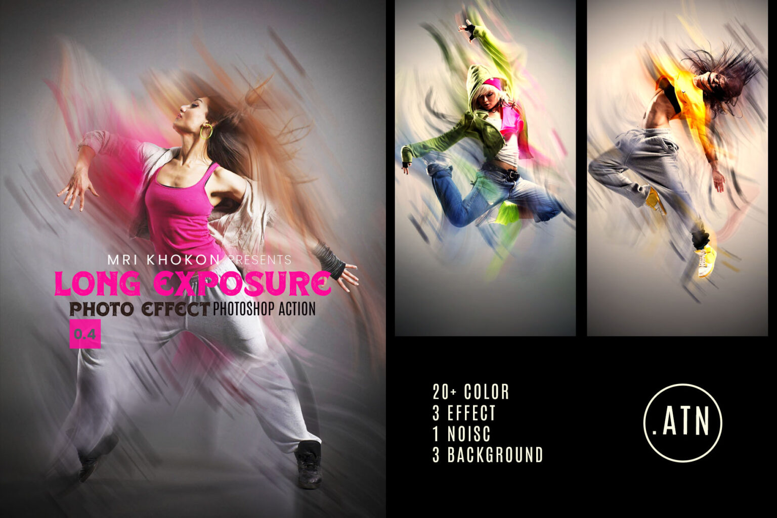 Long Exposure Effect Action - MasterBundles