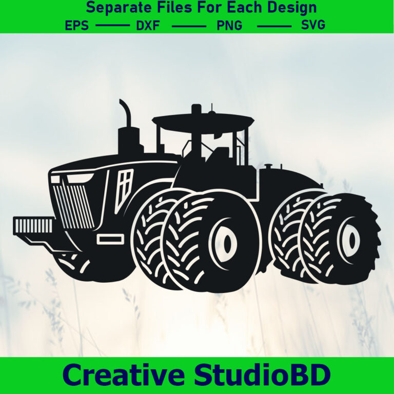Tractor SVG Cut File, Farm Tractor Svg, Farming Svg, Farm Life Svg ...