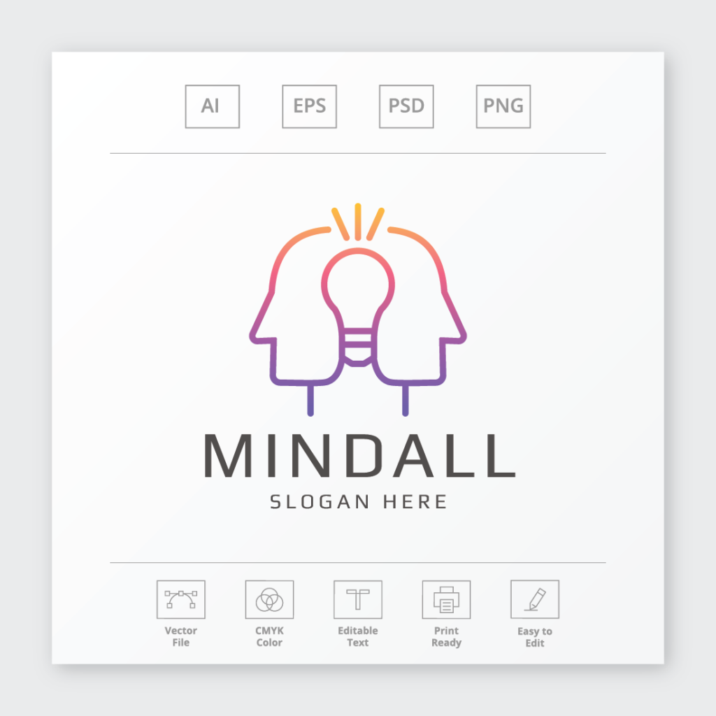 Mind Share Idea Logo - MasterBundles