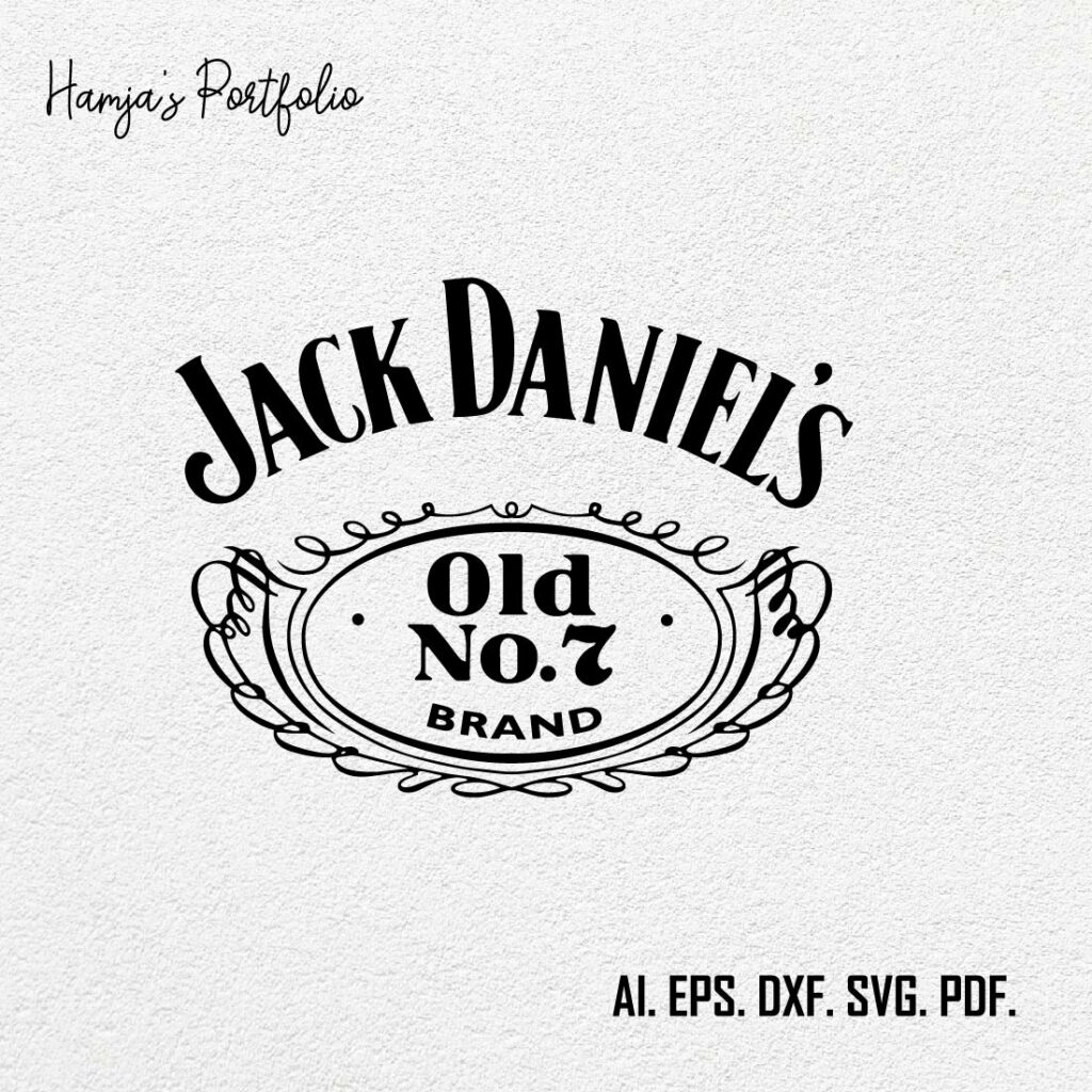 Jack Daniels Whisky Logo SVG Vector Design – MasterBundles