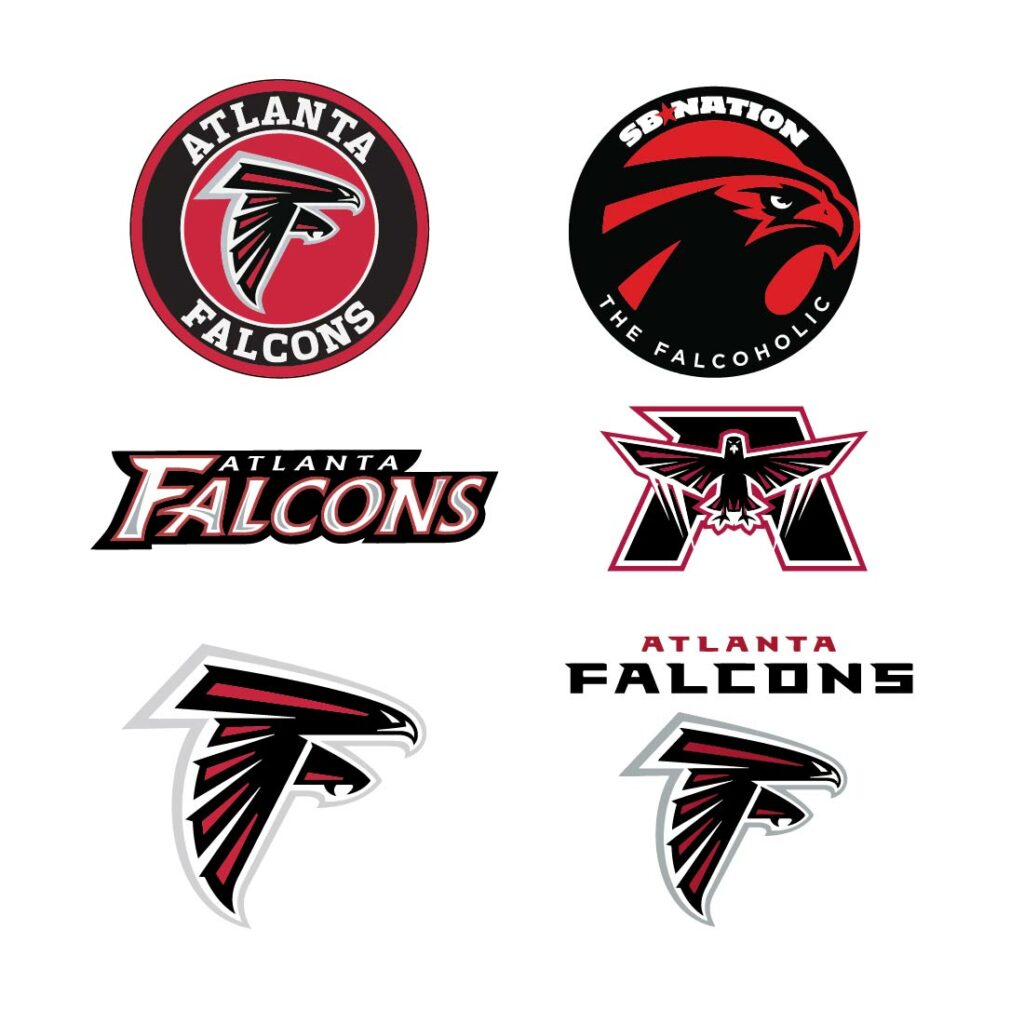 Atlanta Falcons Logo SVG Vector Design – MasterBundles
