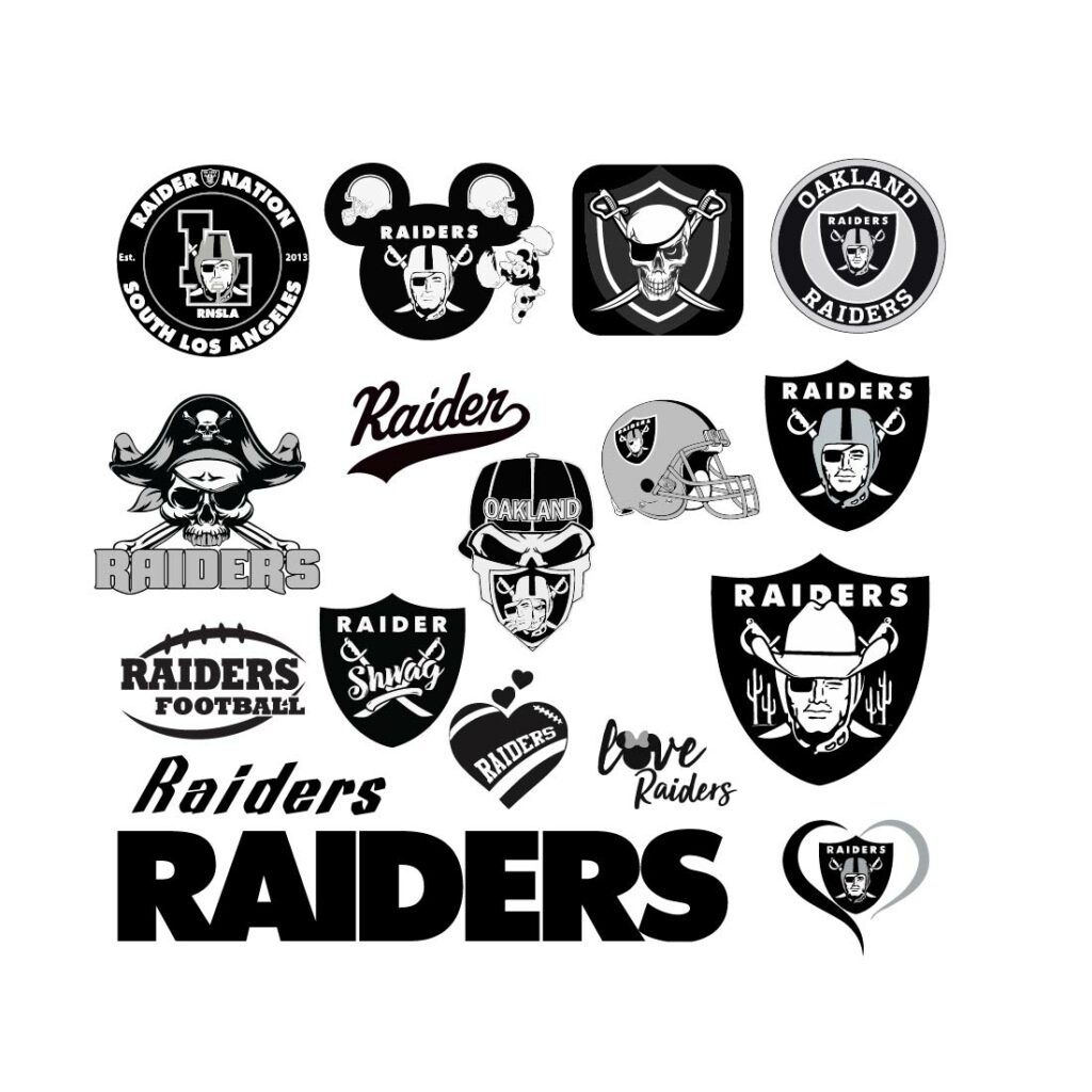 Las Vegas Raiderrs Football SVG Logo Vector Design - Oakland Raiders ...