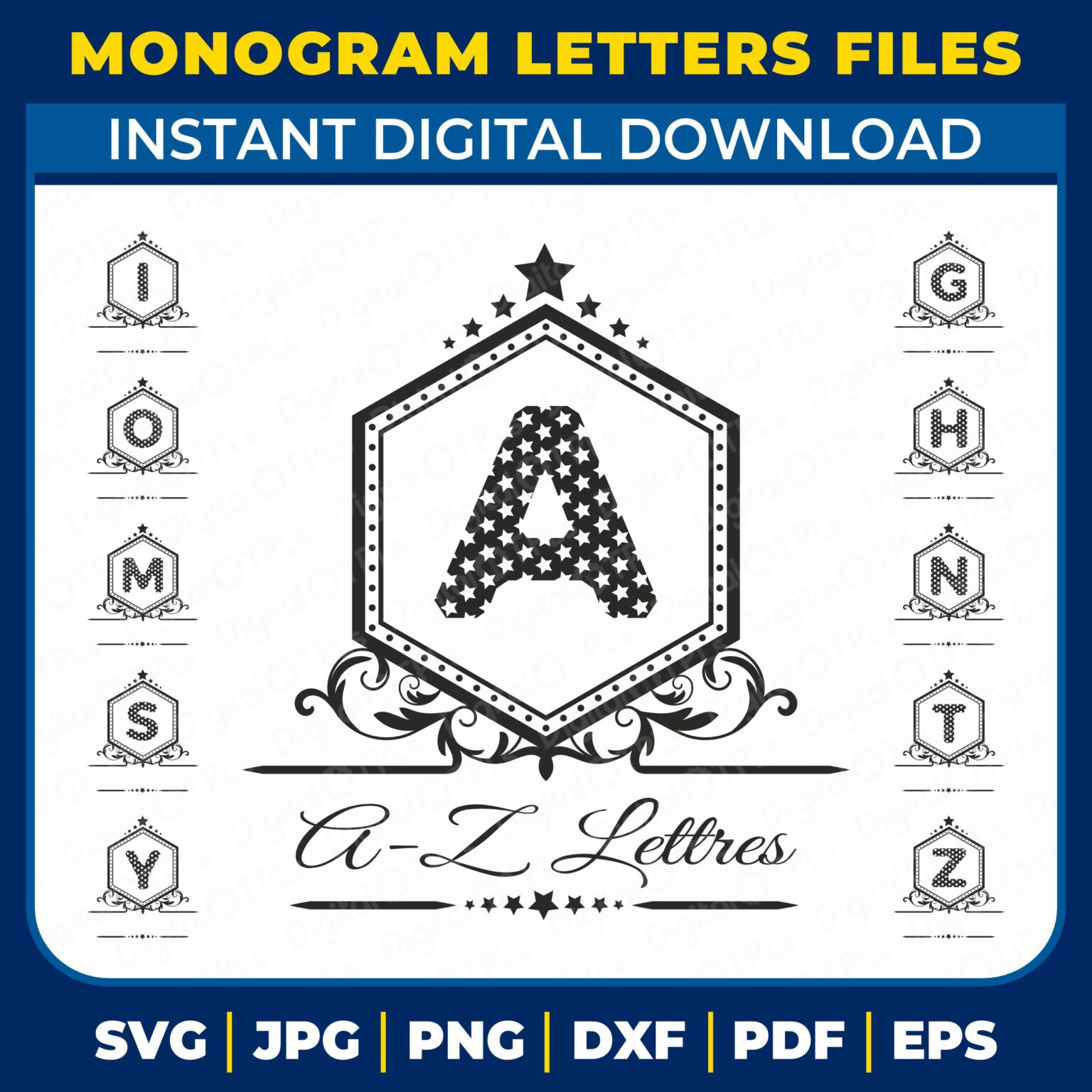 Monogram Border SVG – MasterBundles