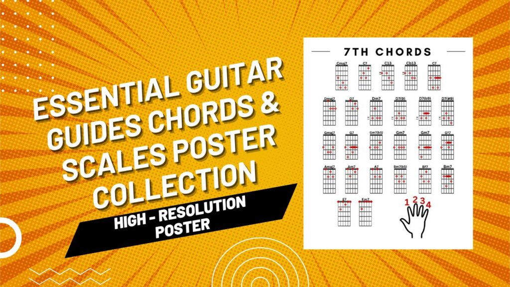 Essential Guitar Guides Chords & Scales Poster Collection - MasterBundles