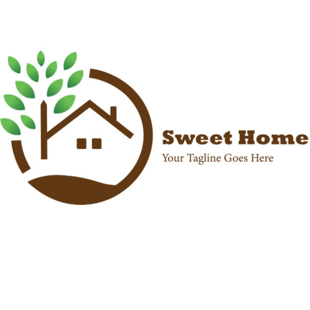 Home sweet home logo - MasterBundles