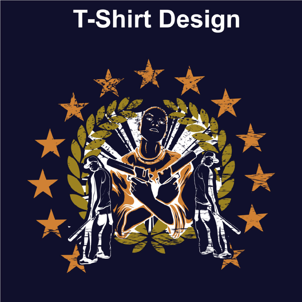 Gangstar T-Shirt Design Free Vector. - MasterBundles