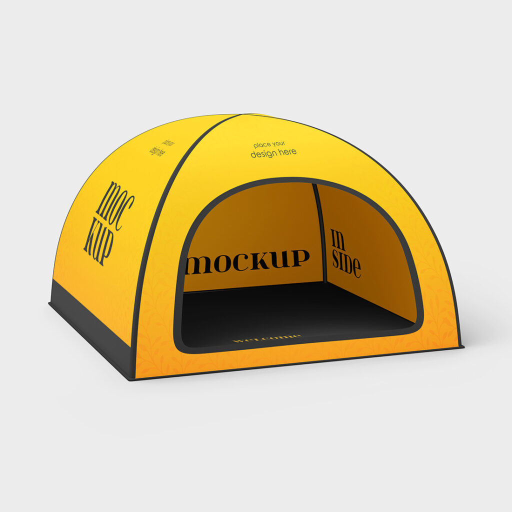 Camping Tent Mockup Set