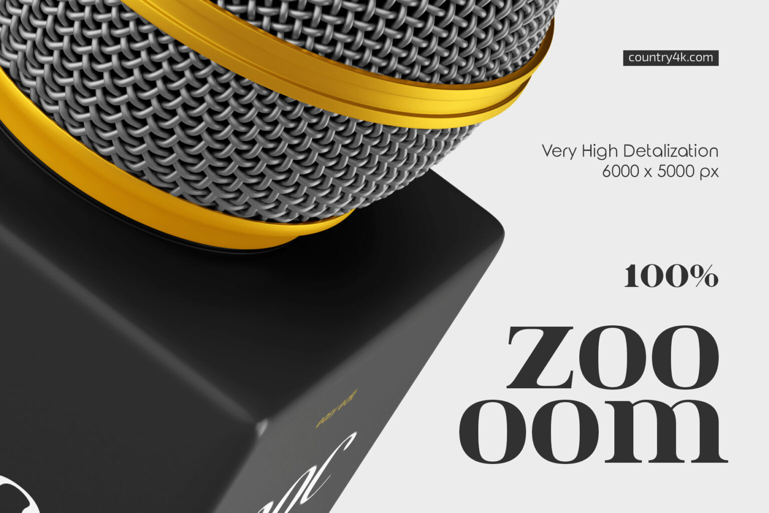 Microphone Mockup Set - MasterBundles