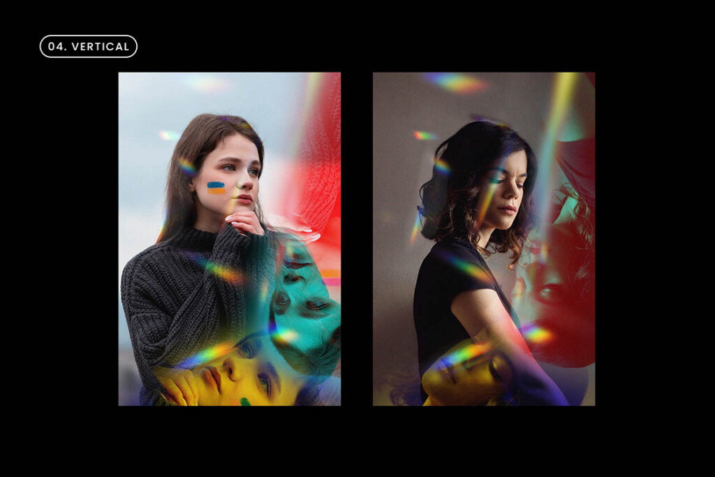 Editable Prism Photo Effect - MasterBundles