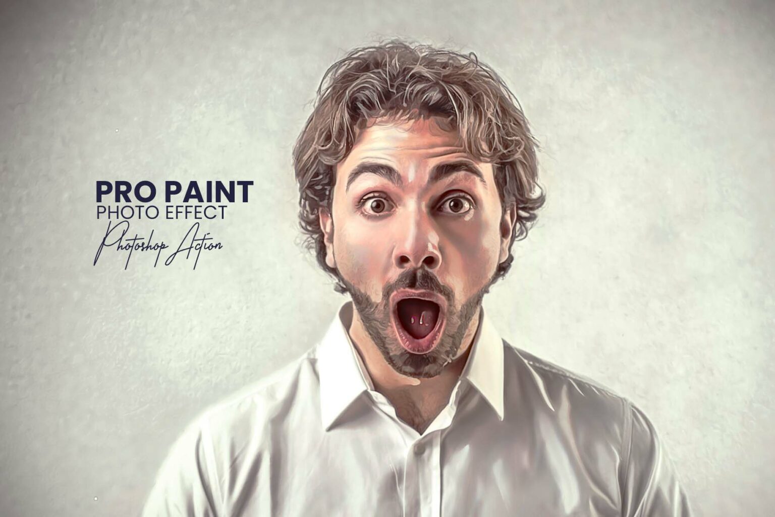 Pro Paint Effect Photoshop Action - MasterBundles