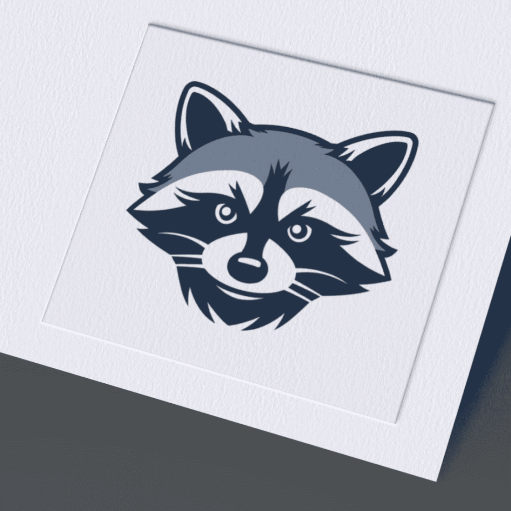 Racoon Logo - MasterBundles
