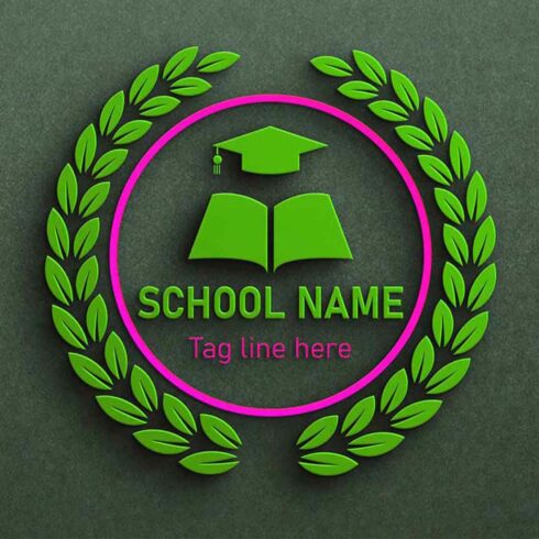 100% Editable School Logo Design in Illustrator CC | MasterBundles ...