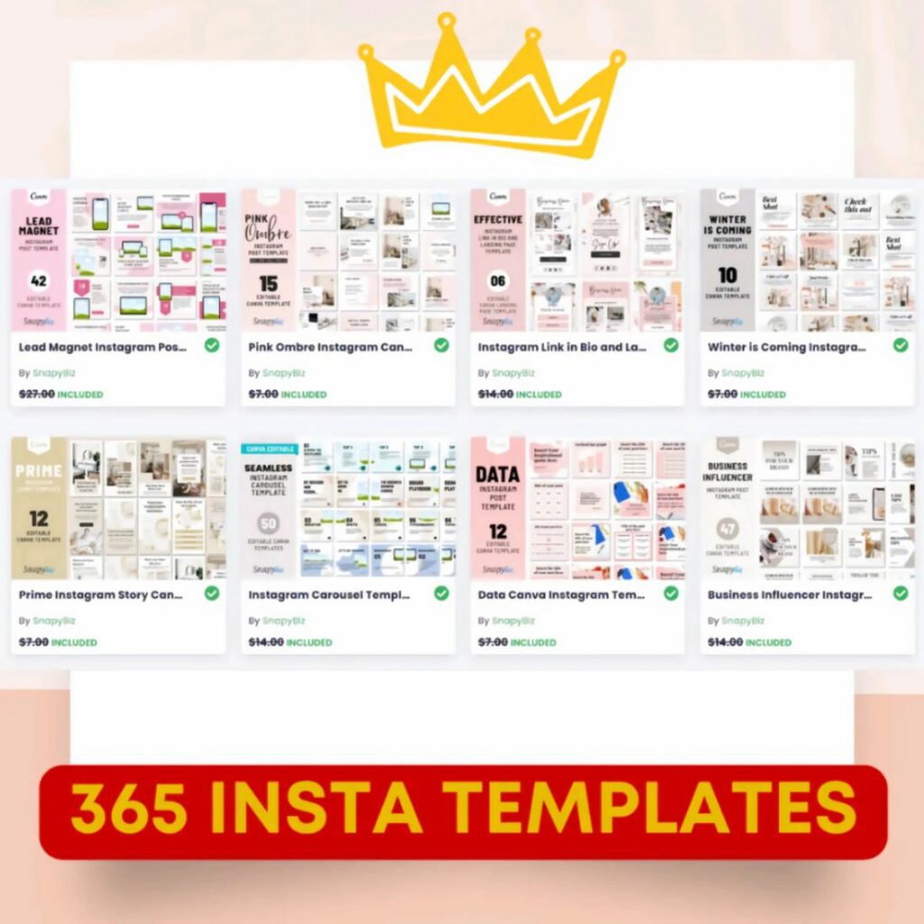 Instagram Canva Templates - Social Media IG Feed Post Templates ...