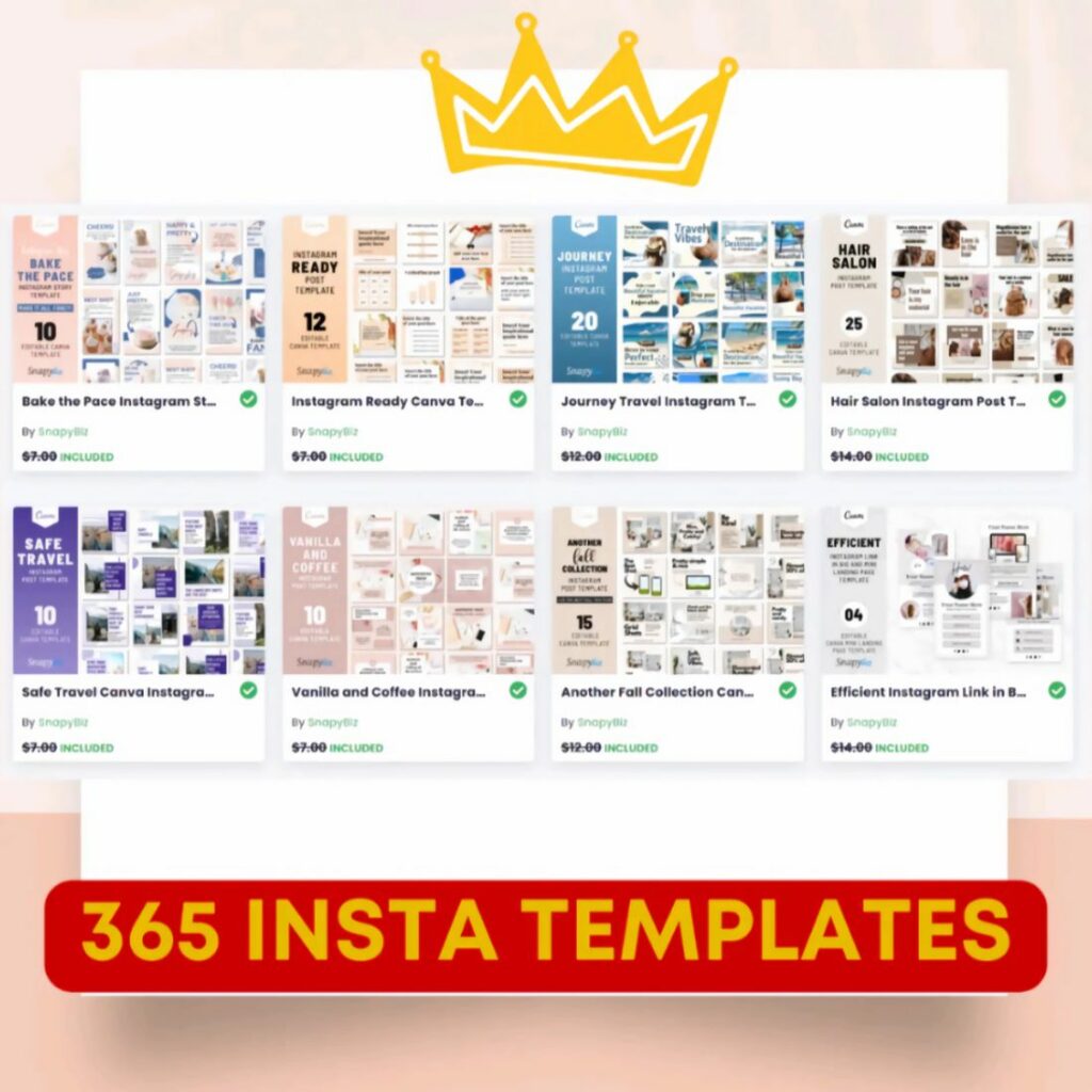 Instagram Canva Templates - Social Media IG Feed Post Templates ...
